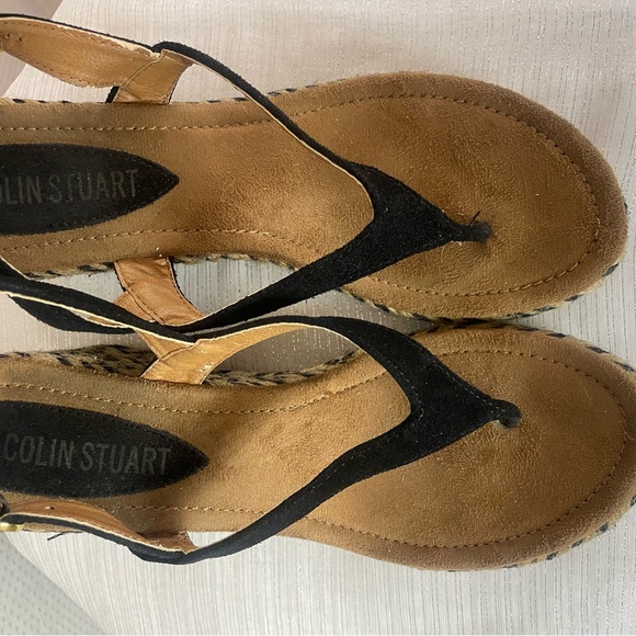 Colin Stuart | Shoes | Colin Stuart Black And Tan Espadrilles With ...